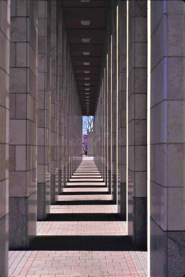 Dramatic Futuristic Building Architecture Stock Image - Image of ...