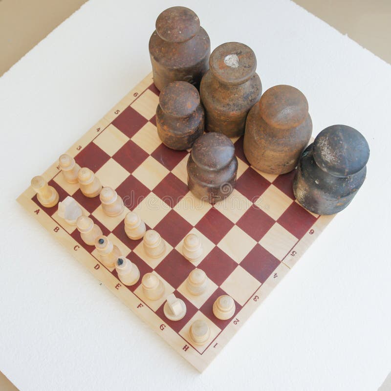 Dramatic game of chess stock photo. Image of consisting - 137393118