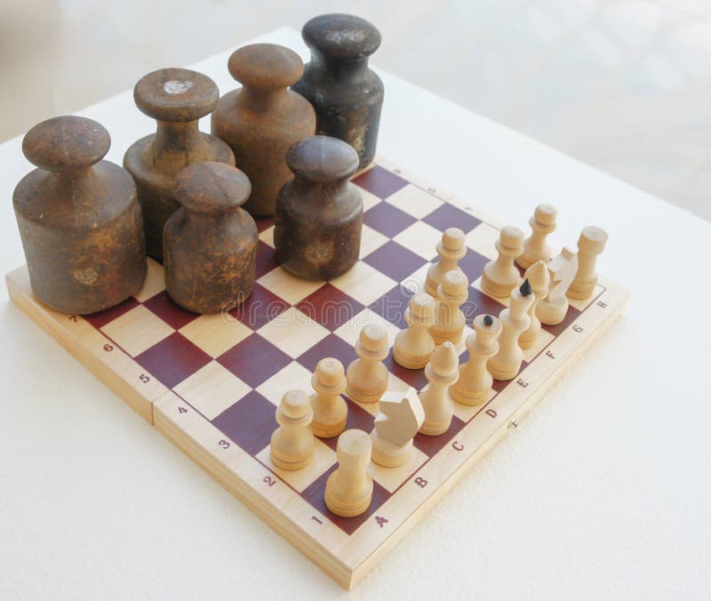 Dramatic game of chess stock photo. Image of consisting - 137393118