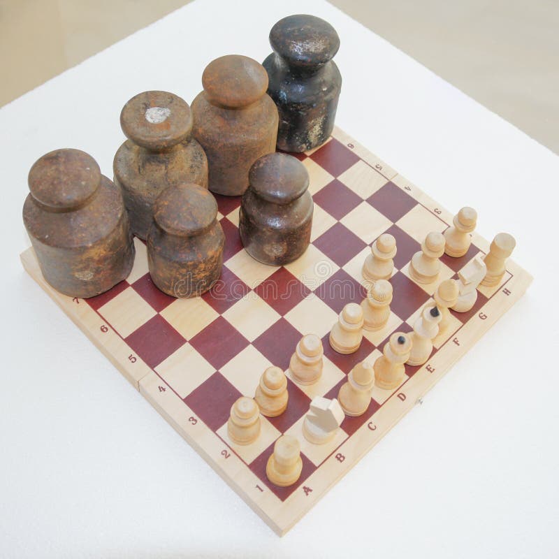 Dramatic game of chess stock photo. Image of consisting - 137393118