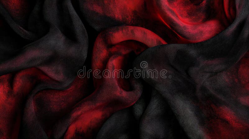 A Dramatic Gradient Blending Dark Crimson and Jet Black, with Rich ...