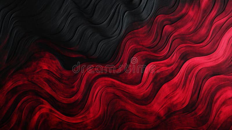 A Dramatic Gradient of Deep Crimson and Black, with Flowing Liquid ...