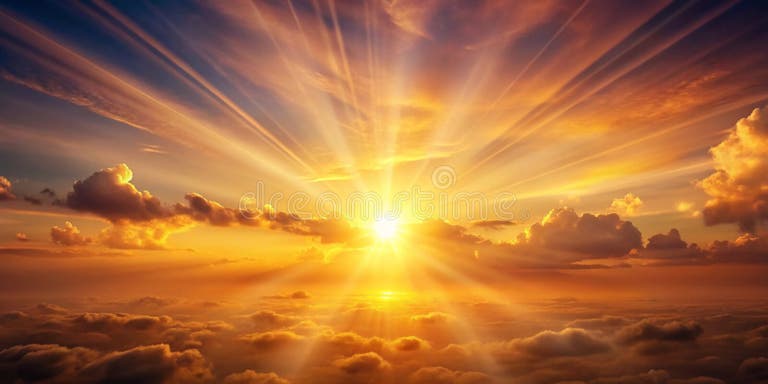 Gradient Sunset Effect Light Yellow Sun Shine Orange Dramatic Pastel ...
