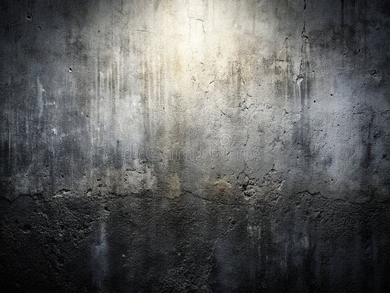 Dramatic Gray Cement Wall Background with Subtle White Gradient Overlay ...