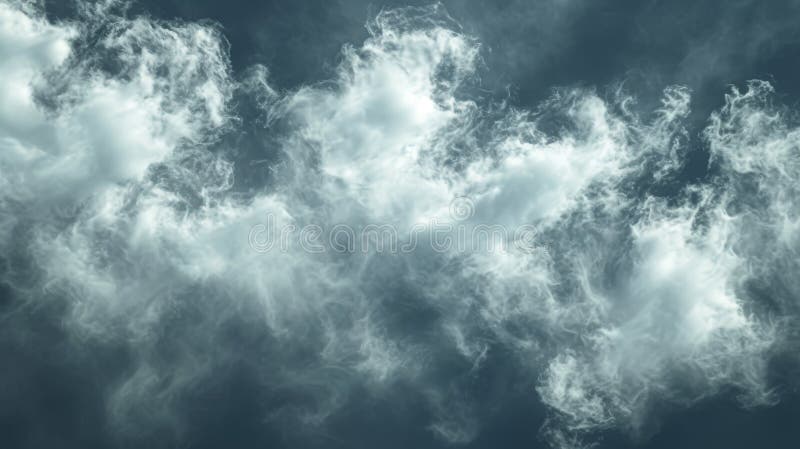 Dramatic Gray Cloud Textures in Sky Stock Illustration - Illustration ...