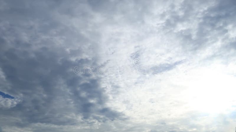 Dramatic Gray and White Cloud with Bright Sun Light Ray on Sunset Sky ...
