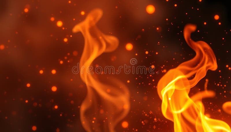 Intense Flames Engulfing an Area, Representing Fire, Destruction, and ...