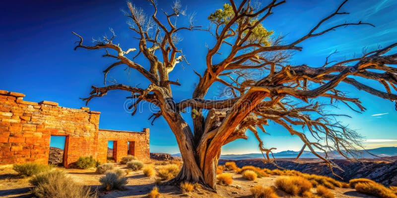 A Skeletal Junipers Embrace HDR Urban Exploration of a Desolate ...