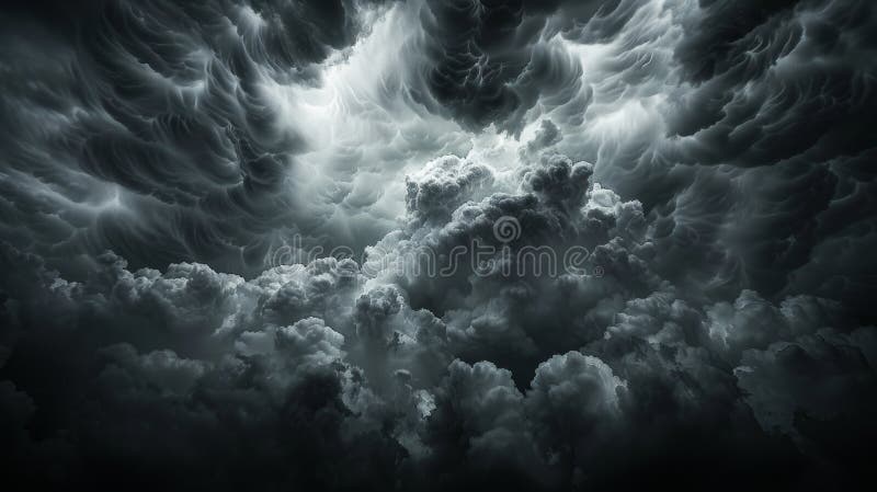 Dark Storm Clouds Gathering in the Sky Stock Image - Image of overcast ...