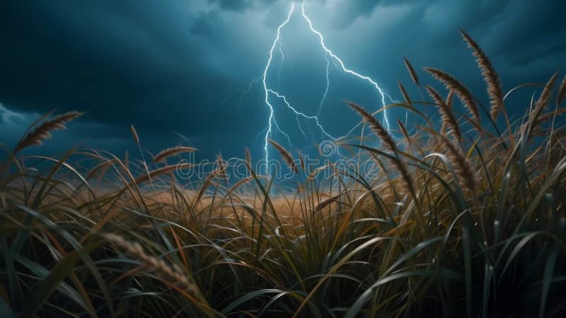 Stormy Field stock footage. Video of landscape, artificial - 383175956