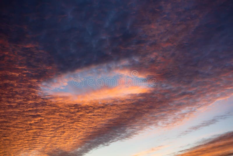 Incredible Sunset, Stunning Colors of the Sky Stock Image - Image of ...