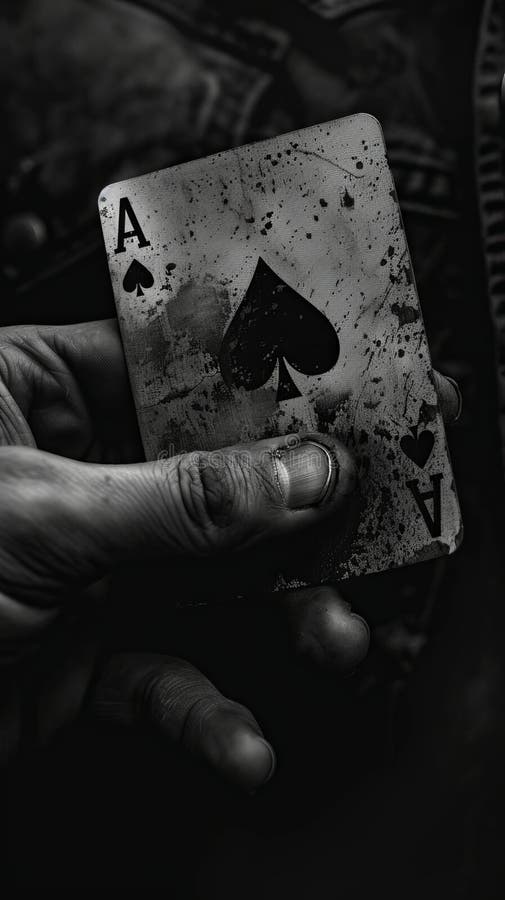 A Dramatic Interpretation of a Poker Hand Showcasing the High Stakes ...