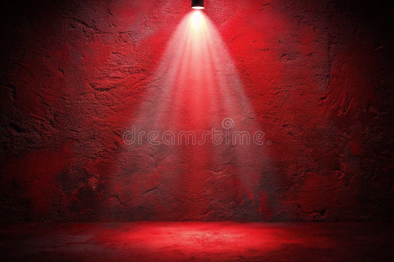 Dramatic 8K Red Grunge Spotlight Texture Background Perfect for ...