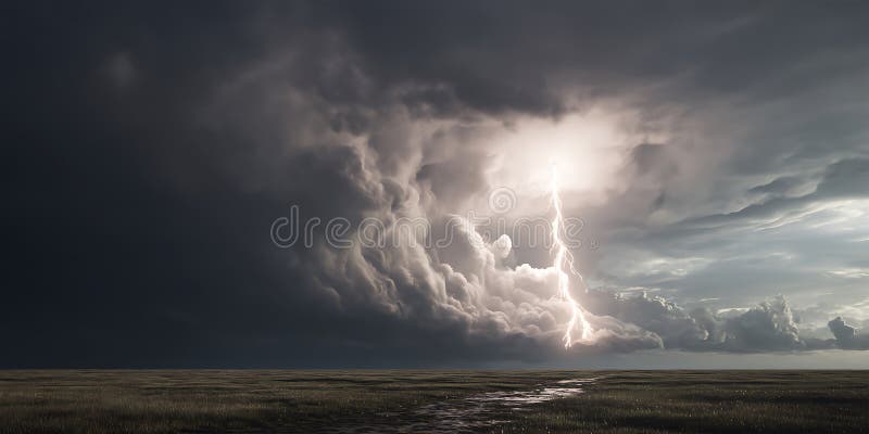 A Dramatic 4K Shot of a Thunderstorm with Bright Lightning Wallpaper ...