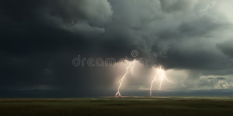 A Dramatic 4K Shot of a Thunderstorm with Bright Lightning Wallpaper ...