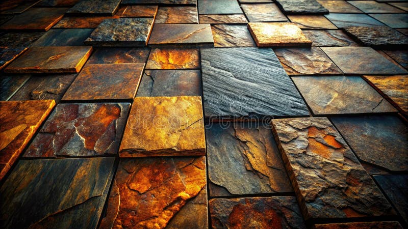 Dramatic 8K Slate Tile Background a Rustic Textured Surface Perfect for ...