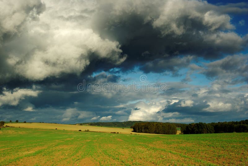 Dramatic landscape stock image. Image of fall, dullness - 11349737