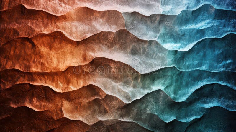 Dramatic Landscape with Contrasting Colors and Textures Stock ...