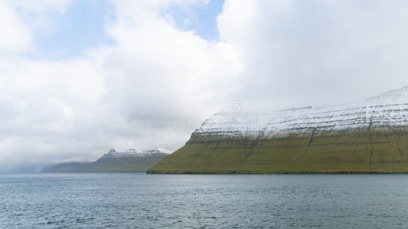 Dramatic Landscape on Faroe Islands in the North Atlantic Stock Image ...