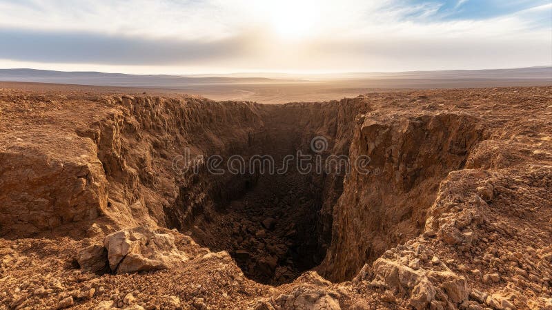 Dramatic Landscape Featuring Exposed Silicate Mineral Layers in a Cliff ...