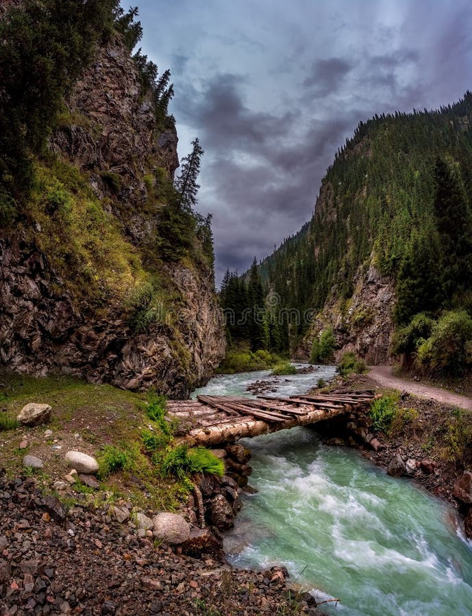 Dramatic Landscape on the Lake, Best View Stock Photo - Image of ...