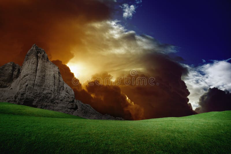 Dramatic nature background stock photo. Image of cloud - 28438866
