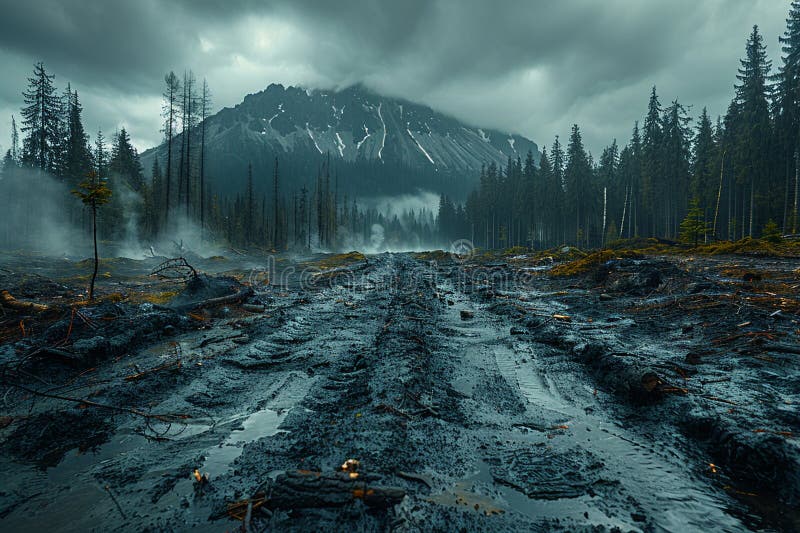 Dramatic Landscape Shows Devastating Effects of Deforestation Under ...