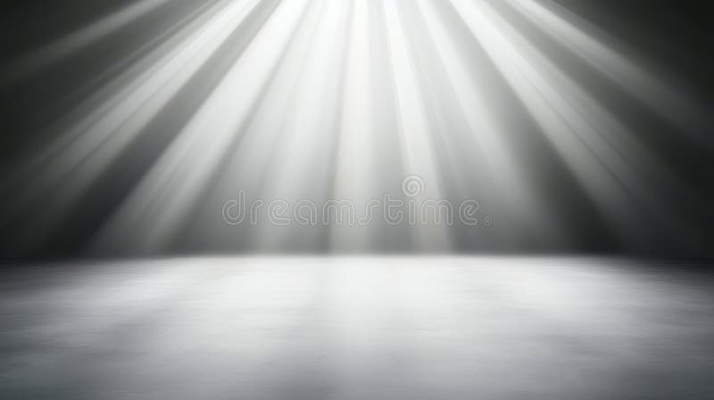 Dramatic Light Beam Illuminates a Dark Room, Captivating Scene of Light ...