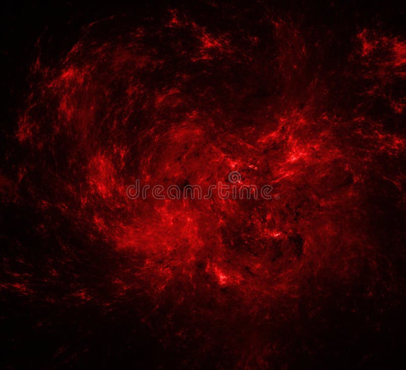 Fiery Red and Black Abstract Background, Created with Fractals. Stock ...
