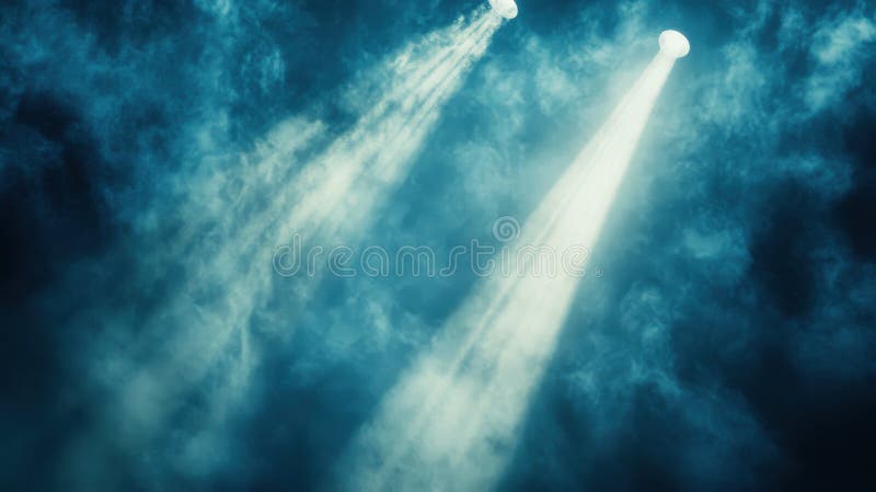 Dramatic Light Rays through Clouds in a Darkened Atmosphere Stock ...