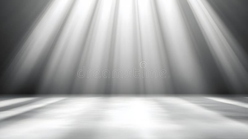 Dramatic Light Rays Studio Background Grey White Stock Photo Stock ...