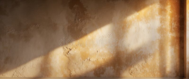 Dramatic Light Reveals the Rough Texture of Venetian Plaster in a ...