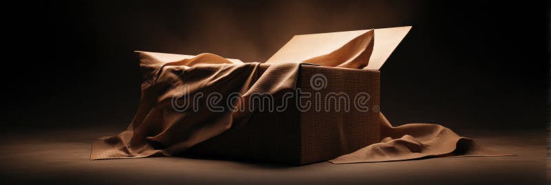 Hyper-realistic Cardboard Box Unwrapping with Dramatic Lighting ...