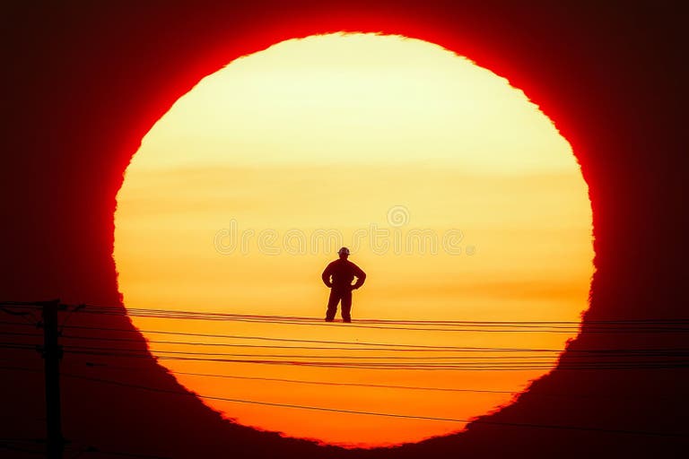 With Dramatic Lighting Highlighting the Industrial Realism, an ...