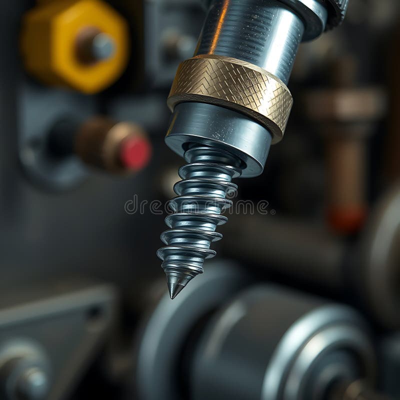 Dramatic Lighting Shot of a Extractor Being Turned with a Blurred ...