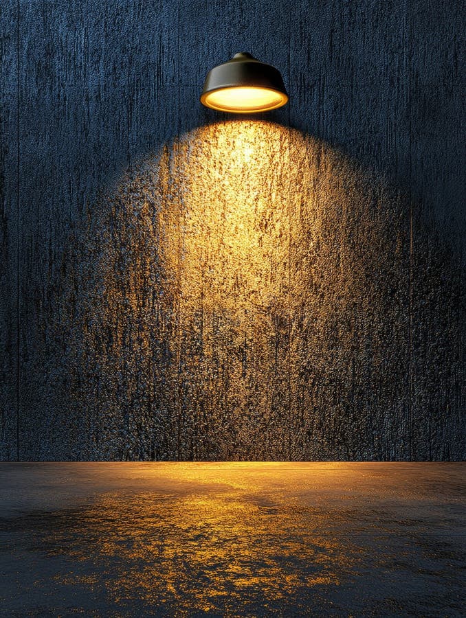 Dramatic Lighting on Textured Wall a Captivating Scene Featuring an ...