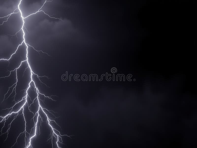 Dramatic Lightning Storm Background Image Powerful Energy and Stormy ...