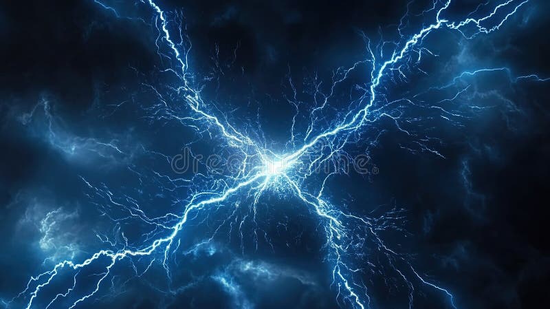 Dramatic Lightning Strikes Illuminate the Sky during an Intense ...