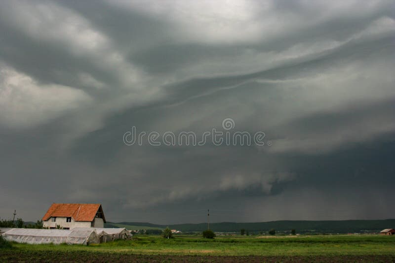 A Dramatic Looking Shelfcloud is Approaching the Mures Valley in ...