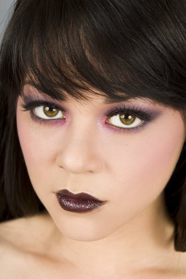 Dramatic makeup stock image. Image of eyeshadow, punk - 9148431