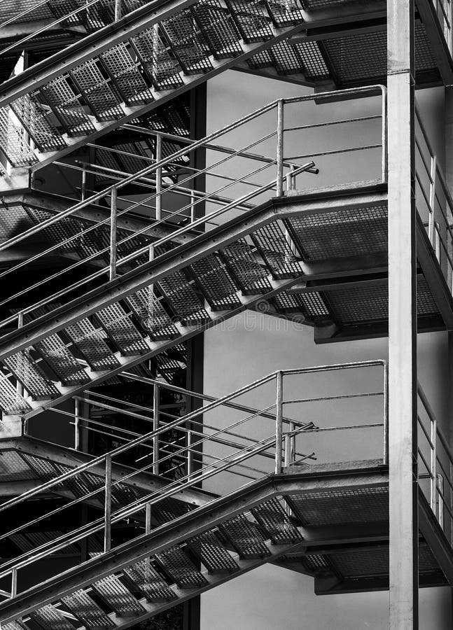 Fire steps. stock photo. Image of stairway, background - 28903594