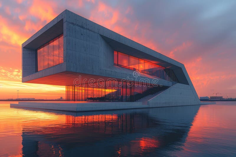 Dramatic Modern Architecture Featuring Angular Structures and Bold ...