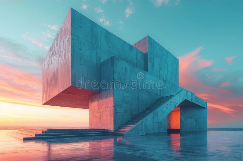 Dramatic Modern Architecture Featuring Angular Structures and Bold ...