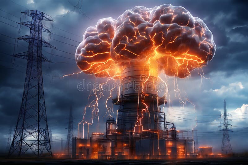 Electrifying Power Surge: Lightning Strikes Transformer Description ...