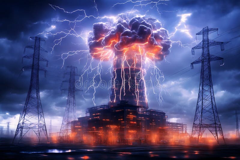 Electrifying Power Surge: Lightning Strikes Transformer Description ...