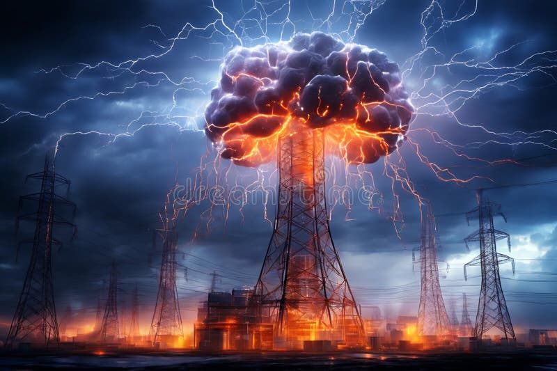 Electrifying Power Surge: Lightning Strikes Transformer Description ...
