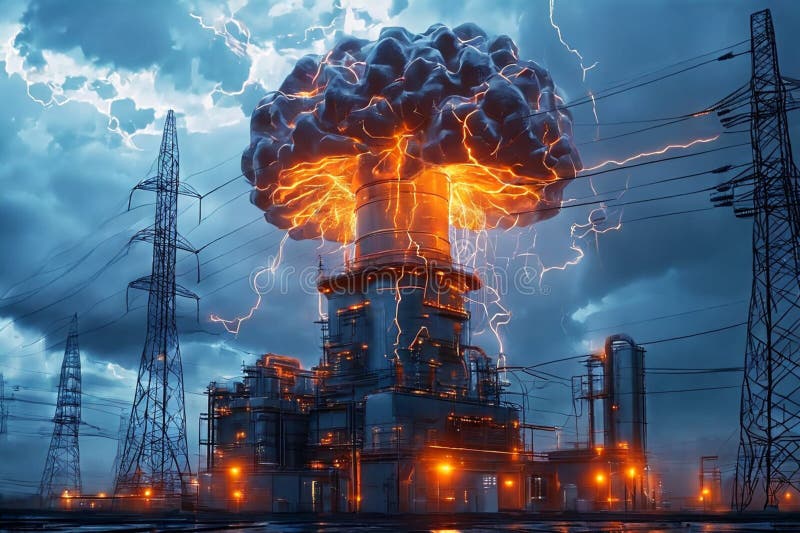 Electrifying Power Surge: Lightning Strikes Transformer Description ...