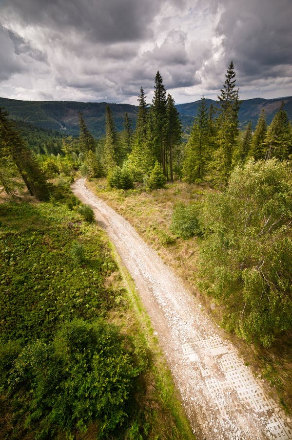 Dramatic Mountain Landscape Stock Photo - Image of environment ...