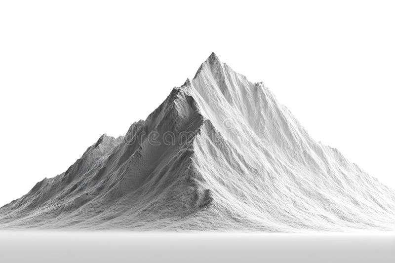 Dramatic Mountain Landscape with Sharp Peaks Illuminated by Bright ...
