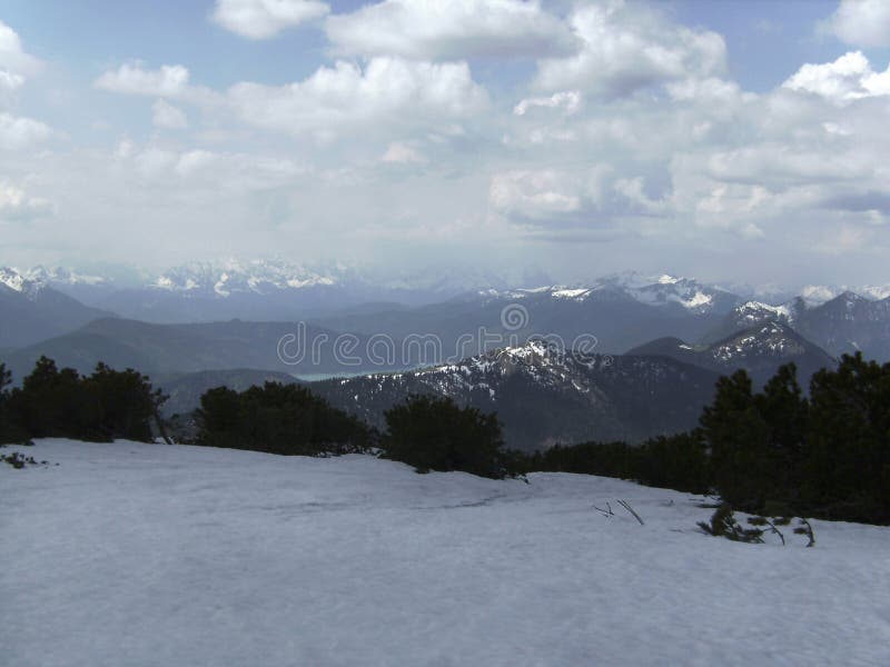 Dramatic Mountain View at Mountain Benediktenwand in Bavaria, Germany ...
